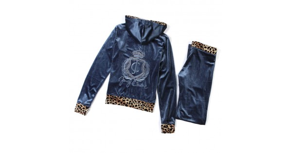 Juicy Couture Online Shop,Juicy Couture Tracksuits JC Logo With leopard ...